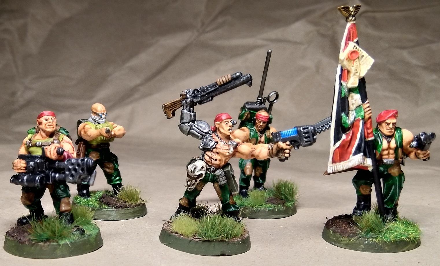 Catachan, Command Squad - Gallery - DakkaDakka